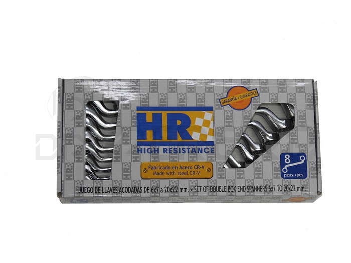 CHAVE LUNETA 6x7mm a 20x22mm 8PÇS 170280 HR