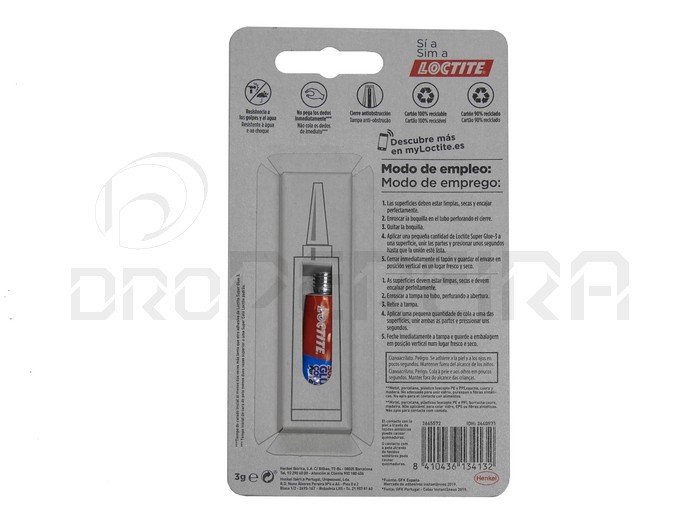 COLA SUPER 3 GEL LOCTITE